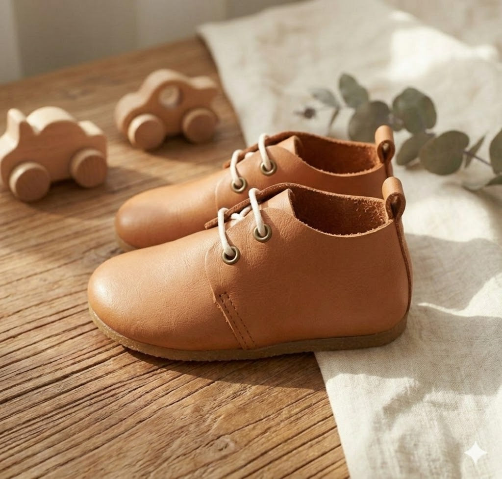 Hard-Sole Baby Oxford-Classic Tan – zuvo kids
